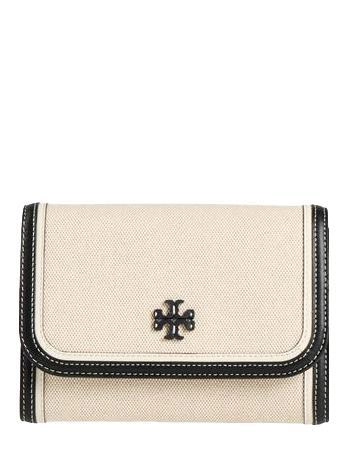 Tory Burch Textile Fibers Handbag - White