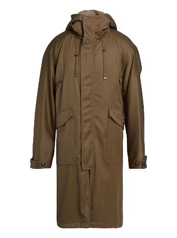 JACOB COHЁN Virgin Wool Parka - Khaki
