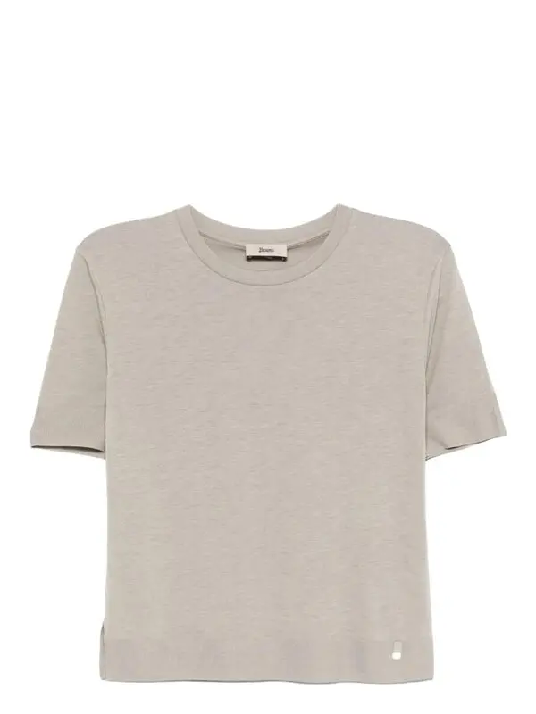 Herno Fine-knit T-shirt - Nude