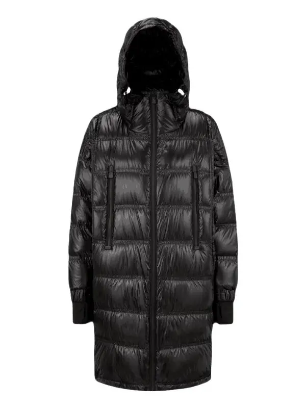 Moncler Rochelair Long Padded Jacket - Black