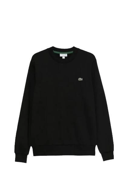 Lacoste Classic Fit Fleece Sweatshirt - Black