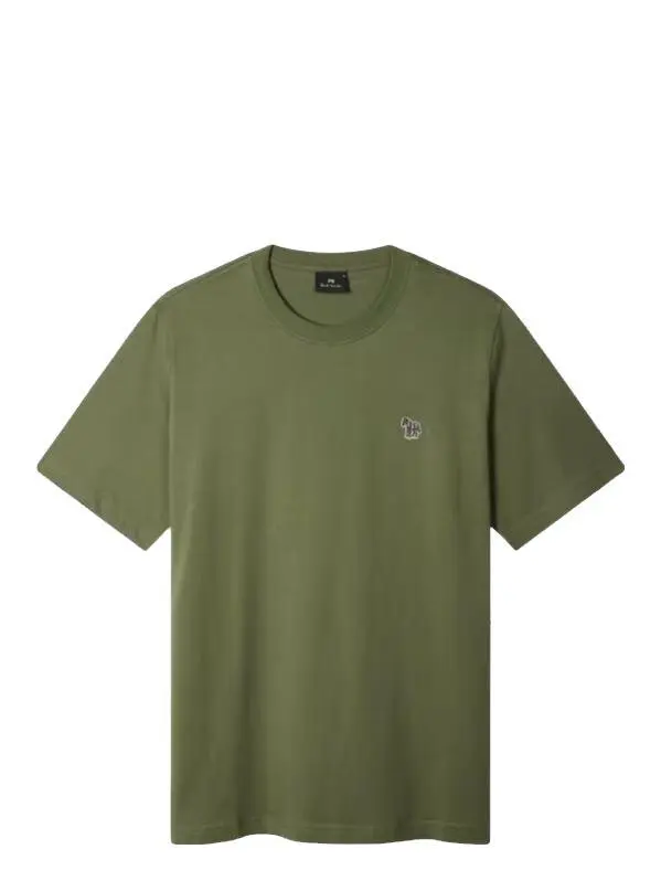 Paul Smith Zebra Patch T-shirt - Khaki
