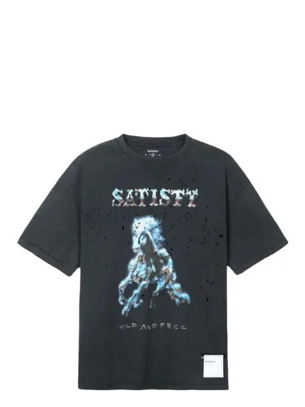 Satisfy Printed T-shirt - Black