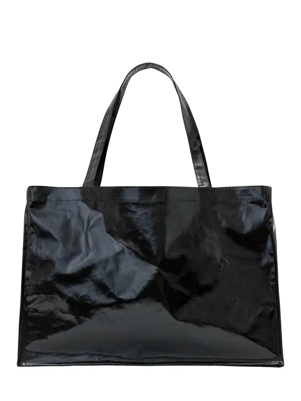ALLSAINTS Large Laminated Tote Bag - Black