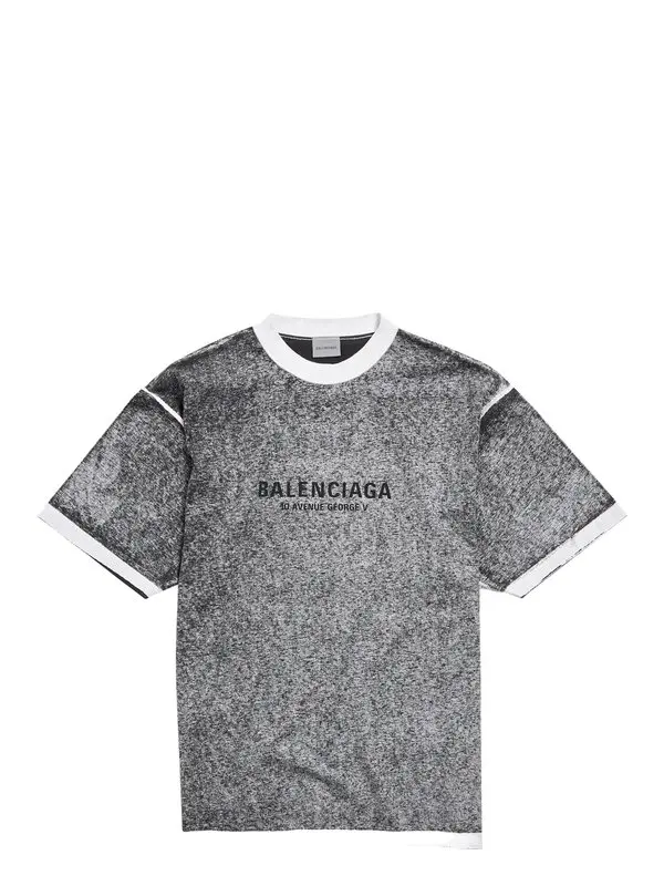 Balenciaga Cotton Logo T-shirt - Black