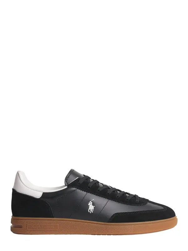 Polo Ralph Lauren Leather Bedford Sneakers - Black