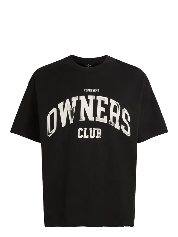 REPRESENT Cotton Owners Club T-shirt - Black