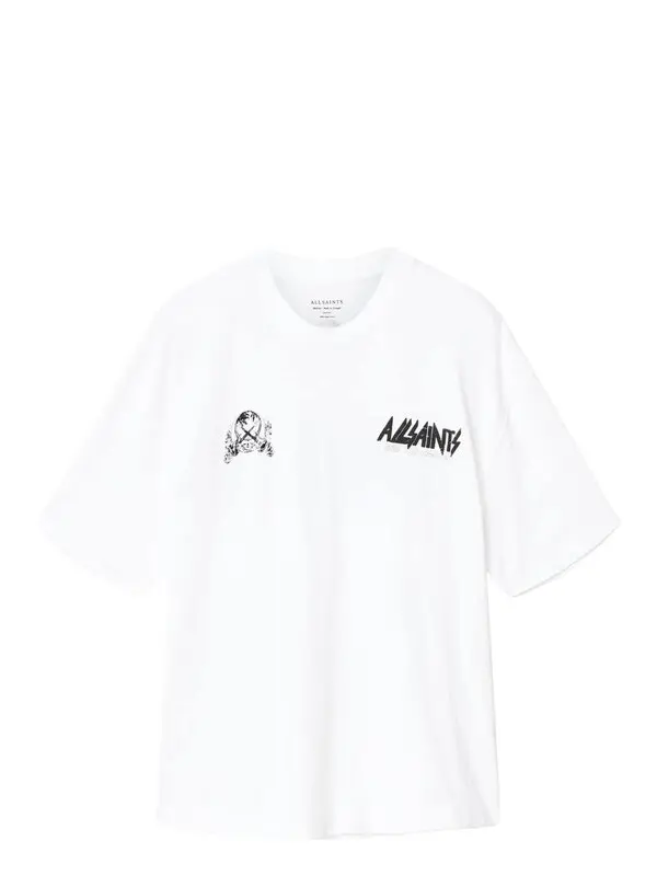 ALLSAINTS Organic Cotton Chromium T-shirt - White
