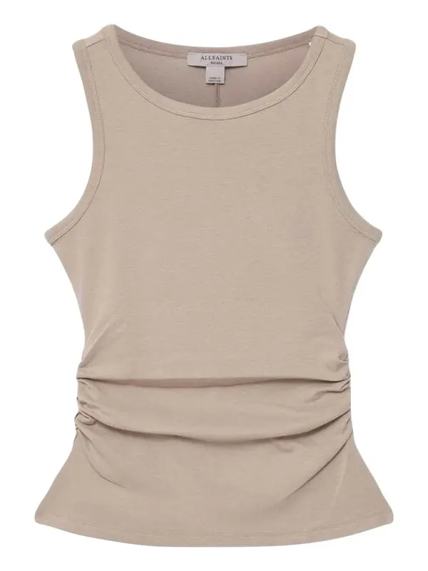 ALLSAINTS Katarina Stretch Cotton Tank Top - Grey