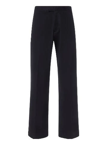 TOM FORD Cotton Drill Wide-leg Pants - Black