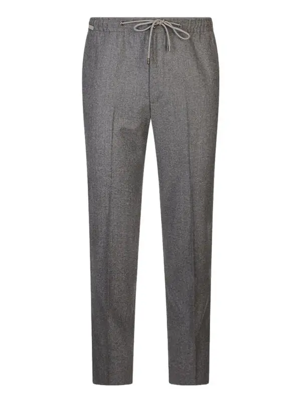 Corneliani Drawstring Trousers - Gray