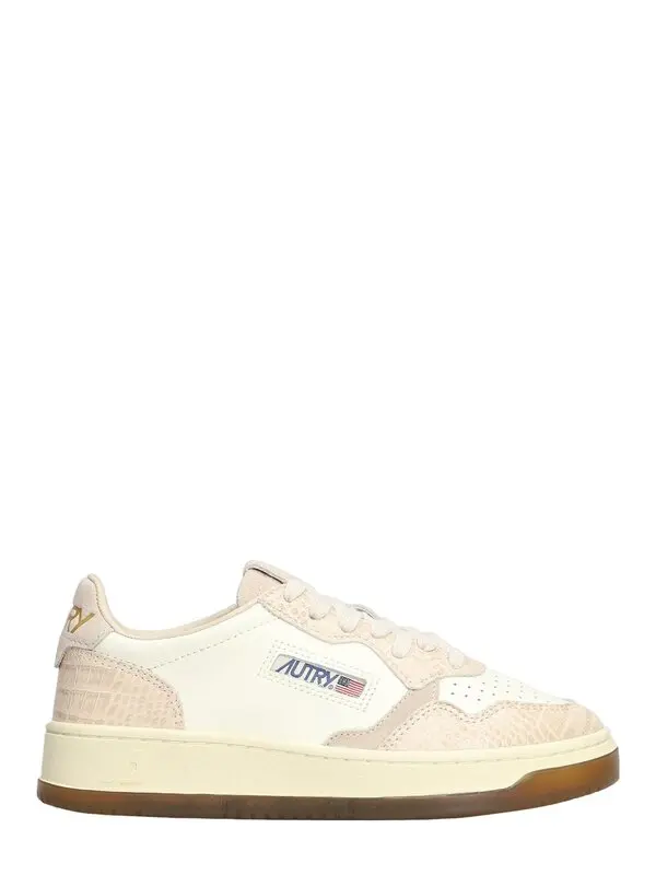 AUTRY Medalist Low Top Sneakers - Beige