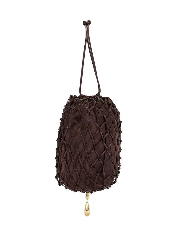 Savette Macrame Pouch Bag - Coffee