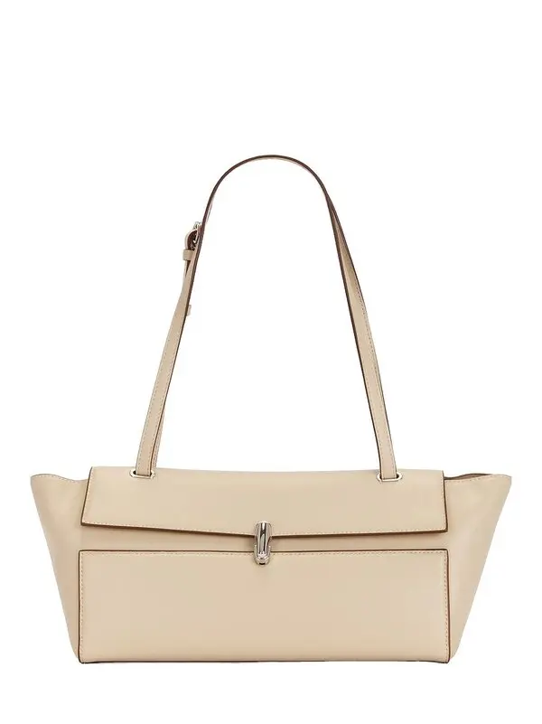 Savette Trapeze Shoulder Bag - Bone
