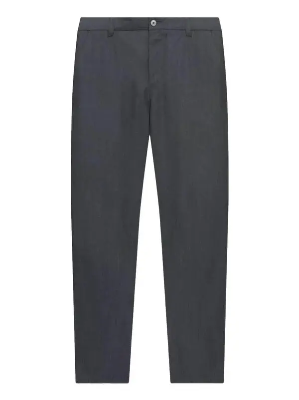 SAMSOE SAMSOE Zip-up Straight-leg Trousers - Grey