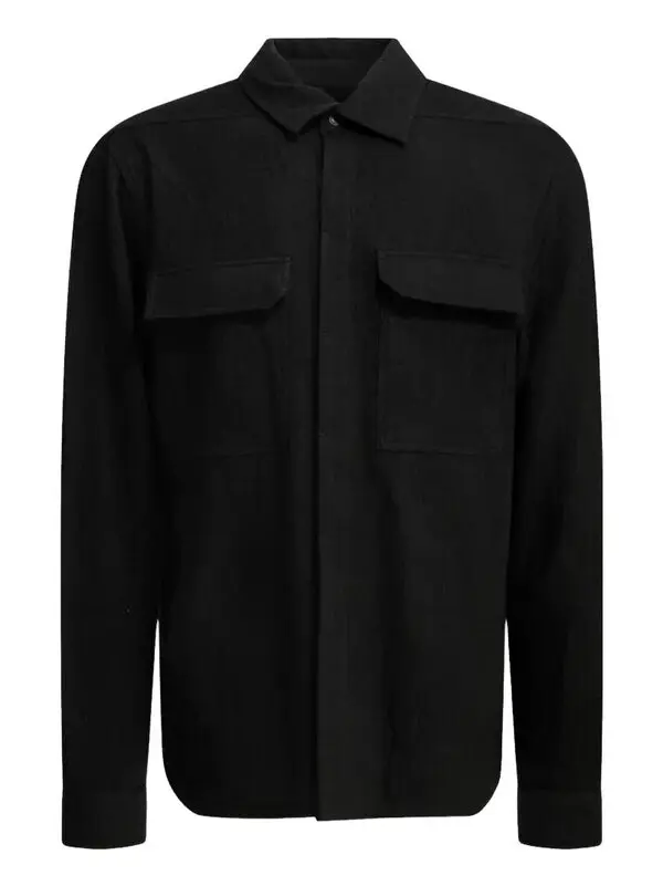 Rick Owens Flap-pocket Shirt - Black