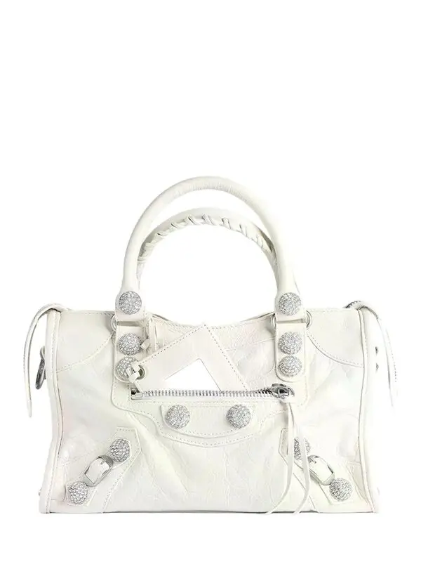 Balenciaga Small Le City Tote Bag - White