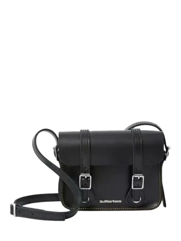 Dr. Martens 7 Double Buckle-fastening Cross Body Bag - Black