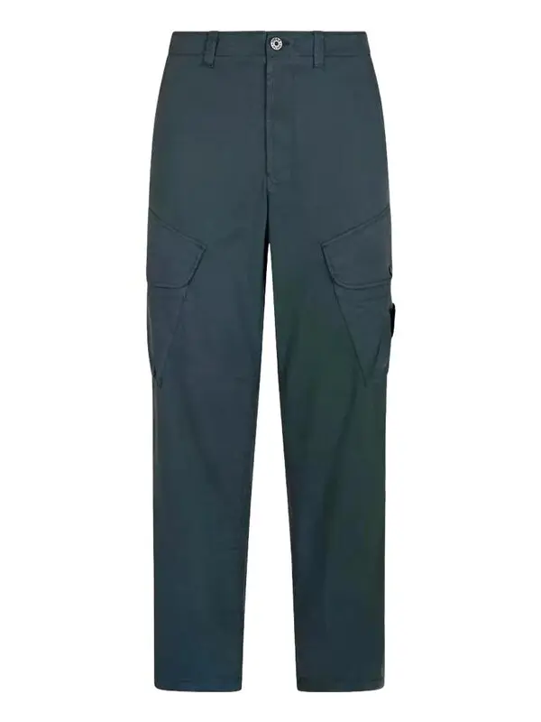 Stone Island Garment-dyed Cargo Pants - Blue