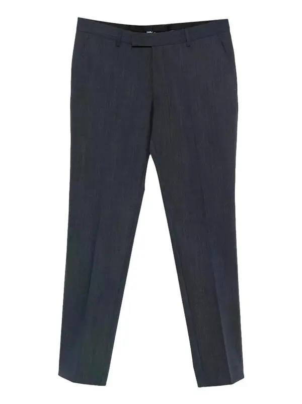 Karl Lagerfeld Tailored Slim-fit Trousers - Blue