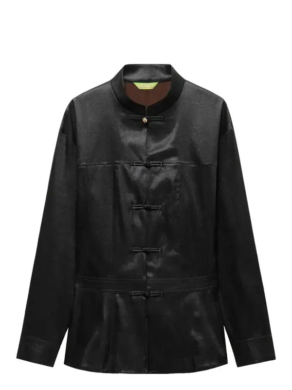 Shanghai Tang Tang Peplum Jacket - Black