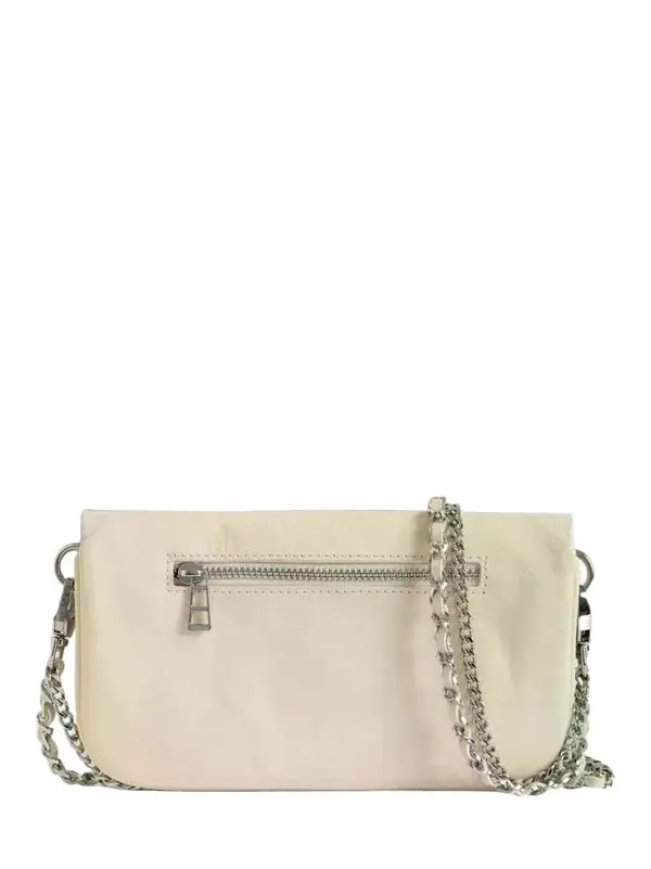 Zadig&Voltaire Mini Rock Clutch Bag With Tattoo Print - Neutrals
