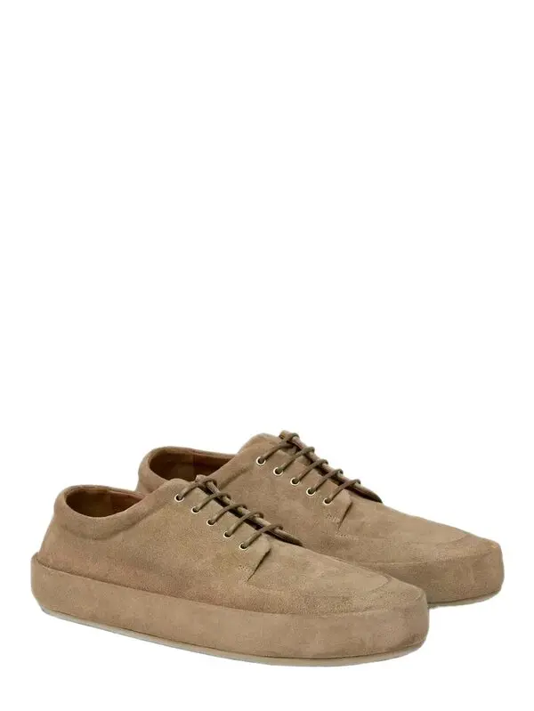 Marsèll Suede Platform Derby Shoes - Neutrals