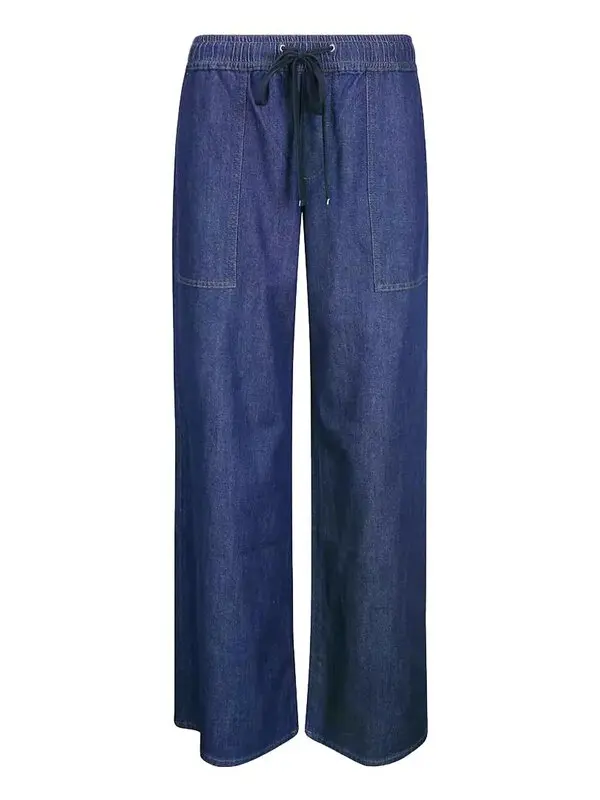 7 For All Mankind Halona Wide-leg Jeans - Blue