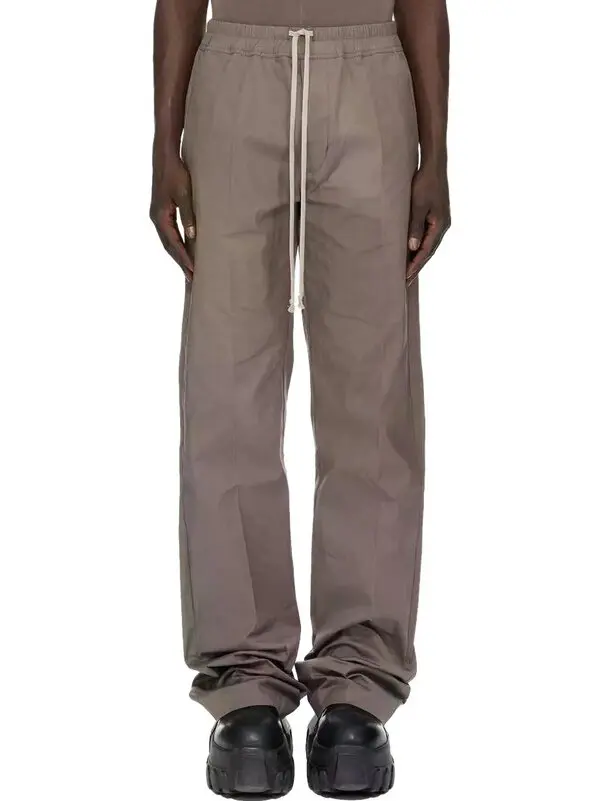 Rick Owens Drawstring Waist Trousers - Neutrals
