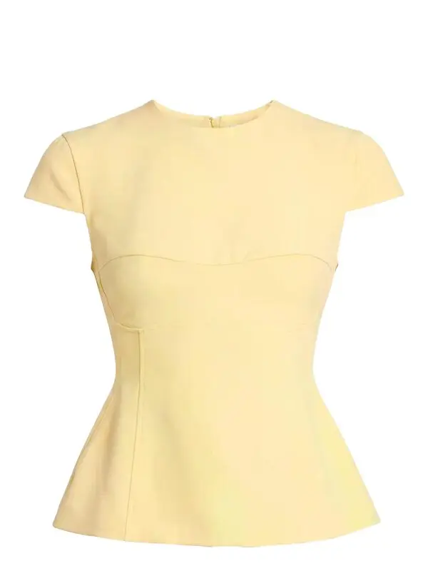 AXEL 113 Icon Peplum Hem Top - Yellow