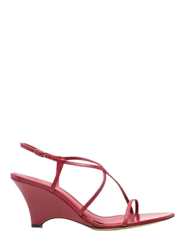 Le Monde Beryl Rio Wedge Sandals - Red