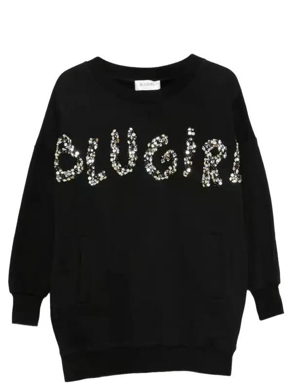 BLUGIRL Crystal-embellished Mini Dress - Black