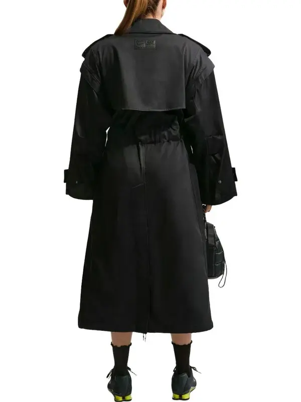 Nike Reverent Double-breasted Trench Coat - Black