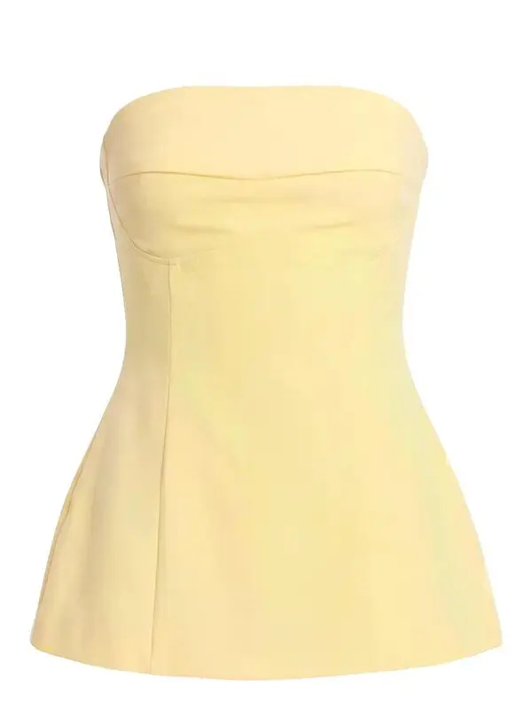 AXEL 113 Scarlett Strapless Top - Yellow