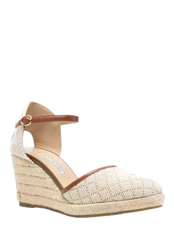 Manolo Blahnik Wedge Espadrilles - Neutrals