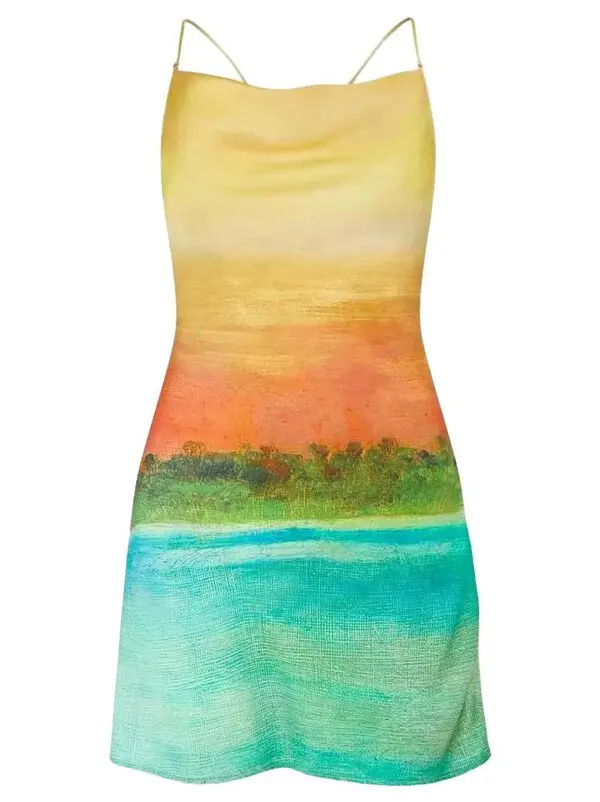 DONDE ESTEBAN Formentera Mini Dress - Blue