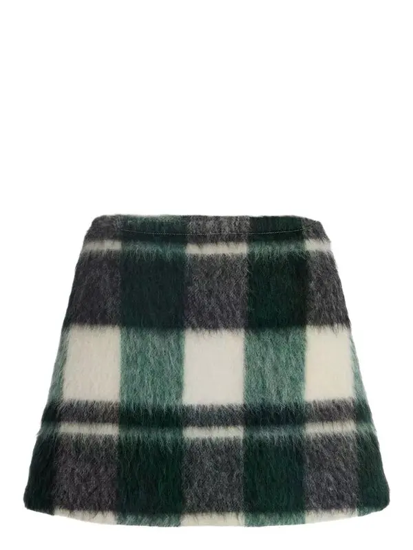 PATOU A-line Mini Skirt - Green