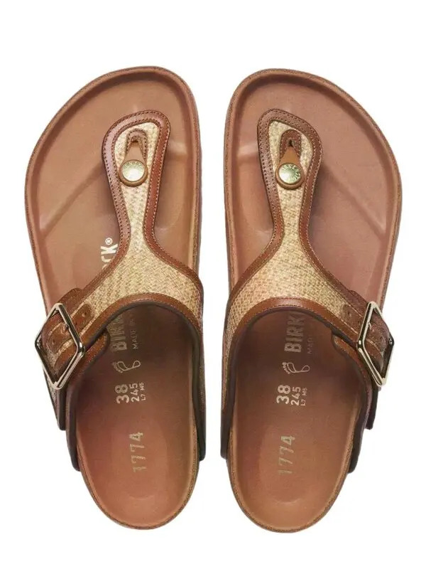 BIRKENSTOCK 1774 Gizeh Sandals - Brown