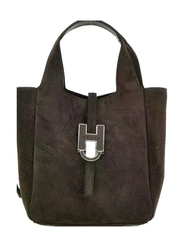 Hogan Mini Suede Tote Bag - Brown