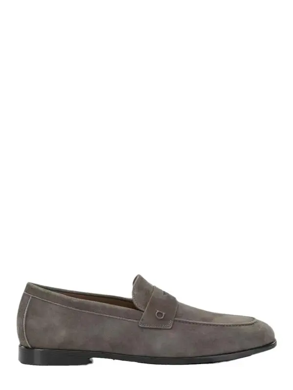 FERRAGAMO Suede Loafers - Grey