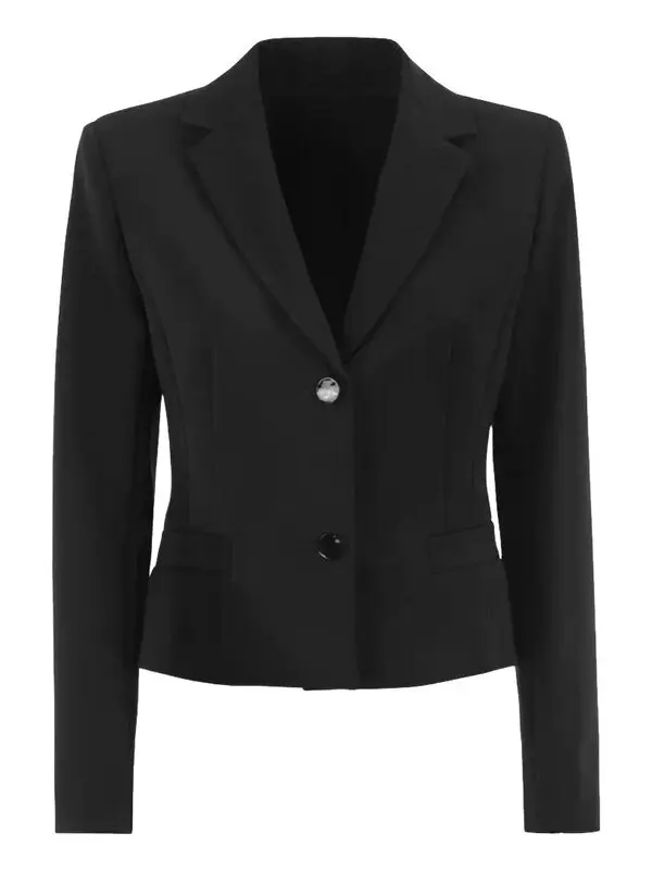 Max Mara Single-breasted Slim-fit Blazer - Black