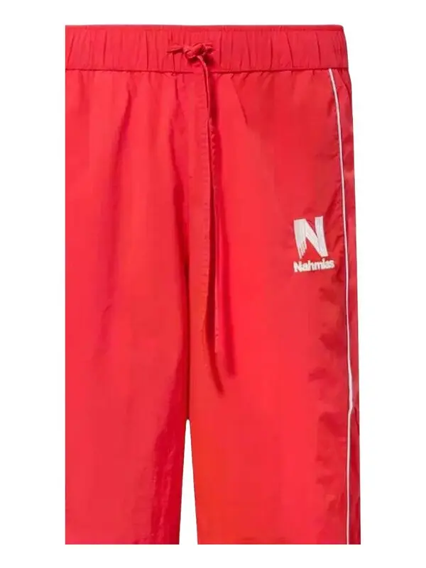 NAHMIAS Logo-print Track Pants - Red