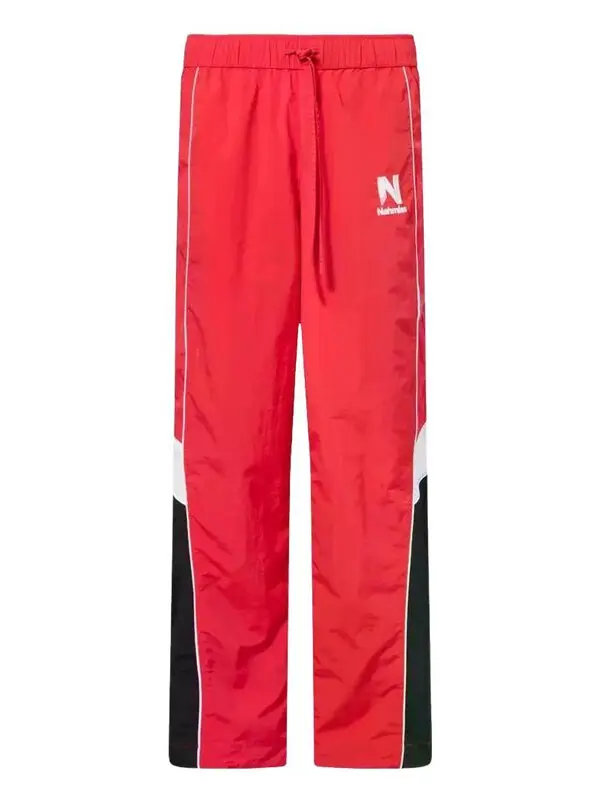 NAHMIAS Logo-print Track Pants - Red