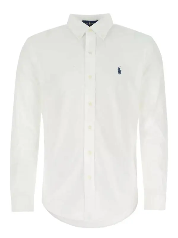 Polo Ralph Lauren Polo Pony Piqué Shirt - White