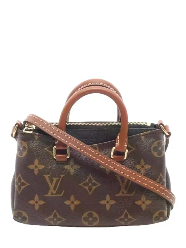LOUIS VUITTON Nano Pallas Two-way Handbag - Brown