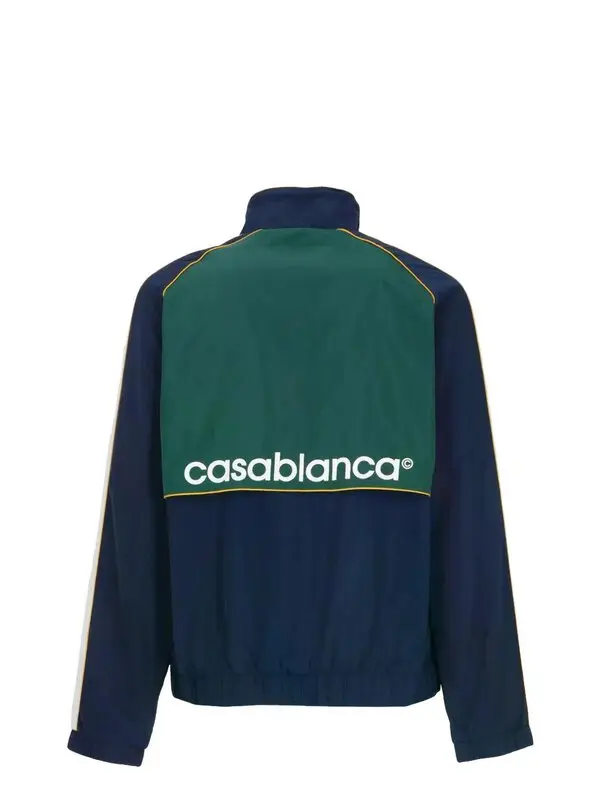 Casablanca Zip-fastening Logo-detail Jacket - Blue