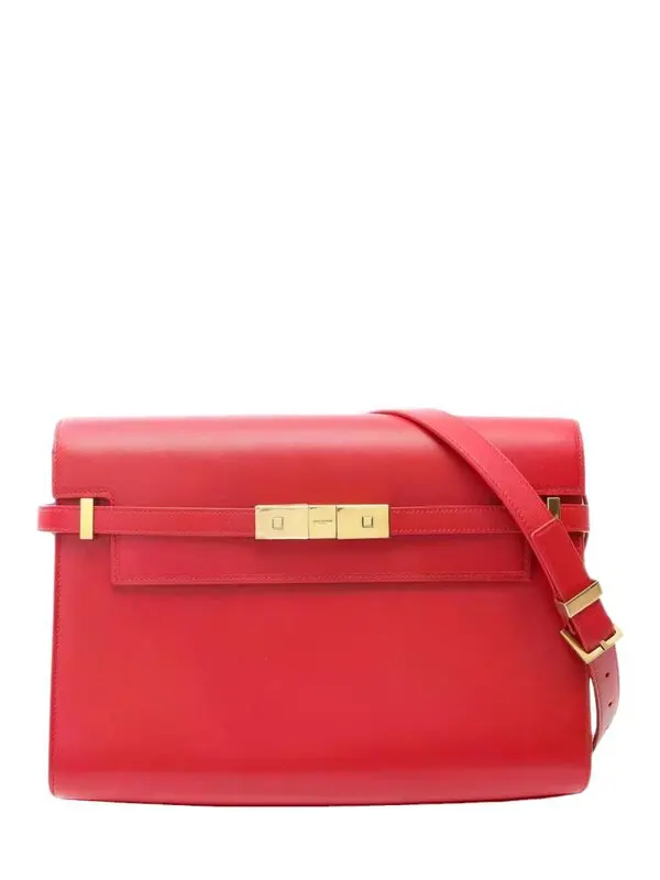 Saint Laurent Manhattan Shoulder Bag - Red