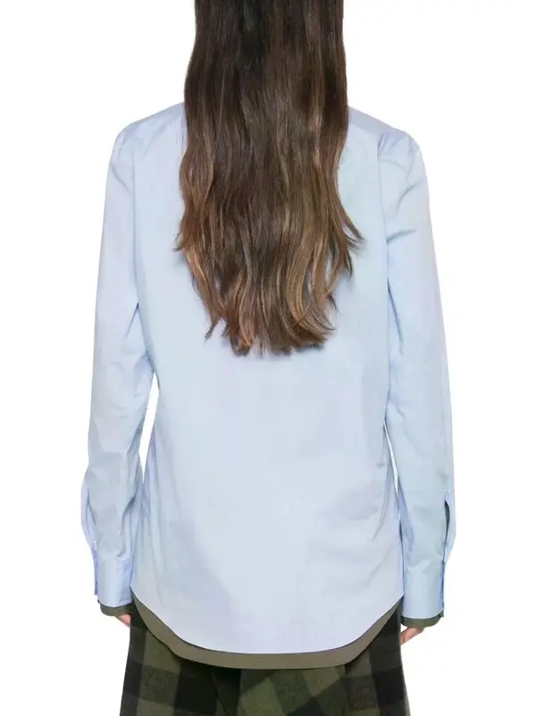 N°21 Logo Embroidered Shirt - Blue