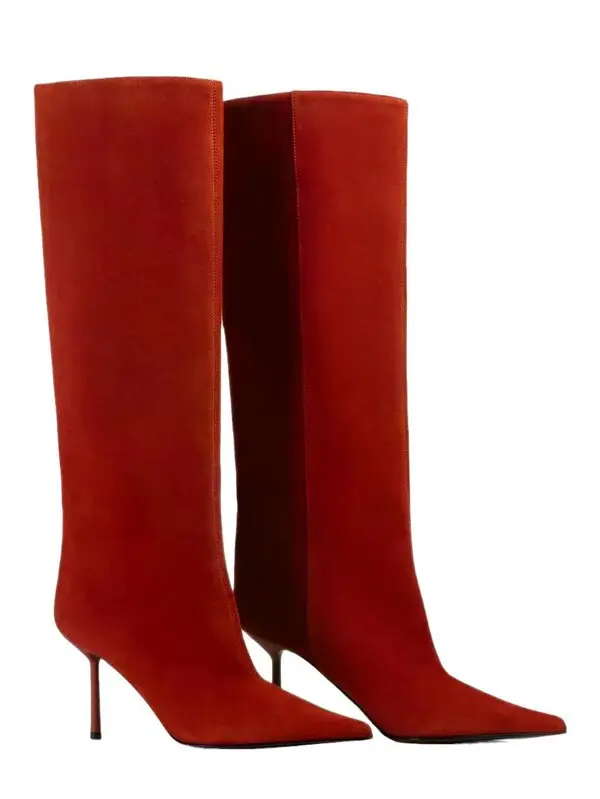 LE SILLA Bella Suede Boots - Red