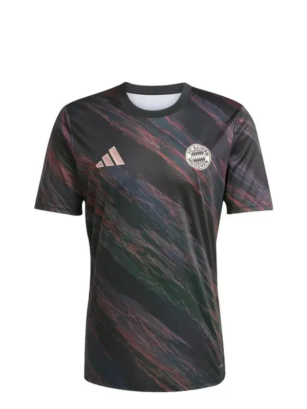 Adidas Fc Bayern 25/26 Graphic Print T-shirt - Black